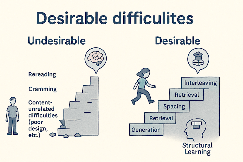 Desirable Difficulties: Build Enduring Knowledge